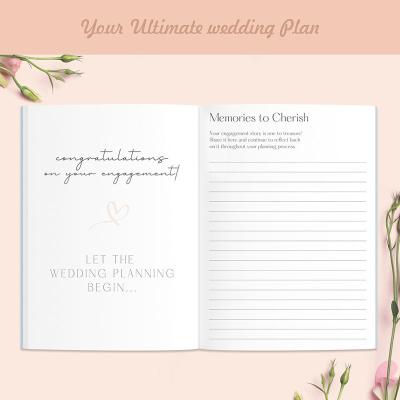 Cina Promozione in copertina rigida Planning Undaunted Diary Notebook Organizer con stampa personalizzata in vendita