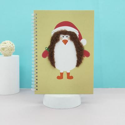 Cina Logo in copertina rigida Spiral Bound Notebook A5 con copertina in tessuto Stampa personalizzata e logo in vendita