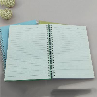 Cina Logo in copertina rigida Spiral Bound Notebook A5 con copertina in tessuto Stampa personalizzata e logo in vendita