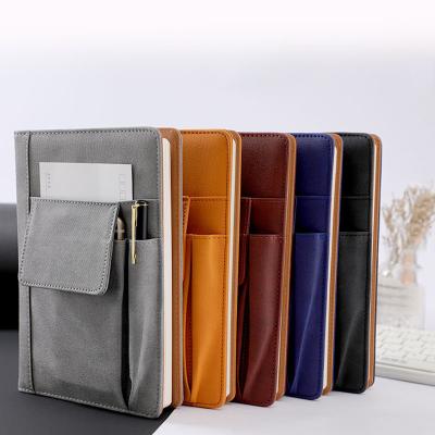 Cina A5 Notebook Quaderno da ufficio con 44 fogli Pagine interne Imitazione di stoffa Copertina in cuoio PU in vendita