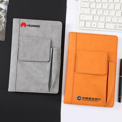 Cina A5 Notebook Quaderno da ufficio con 44 fogli Pagine interne Imitazione di stoffa Copertina in cuoio PU in vendita