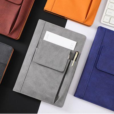 Cina A5 Notebook Quaderno da ufficio con 44 fogli Pagine interne Imitazione di stoffa Copertina in cuoio PU in vendita