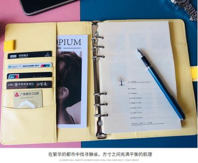 Cina A5 A6 Soft PU Cover Notepad in diversi colori di pelle per esigenze aziendali personalizzate in vendita