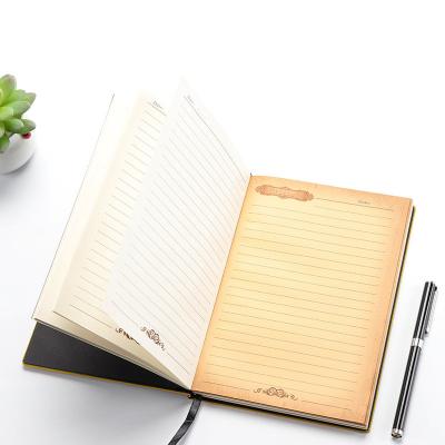 Cina 100 fogli Pagine interne Notebook in cuoio PU A5 per ufficio d'affari regalo e promozione in vendita