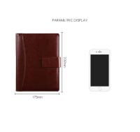 China Simple Business Leather Notebook Gift Set with 5 Loose-leaf Notebook and Diary Notebook for sale