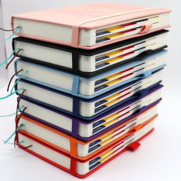Quality Binding Loose-leaf Leather Journal Hardcover Planner Customizable for School for sale