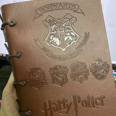 中国 厚い真似革スレッドリング手帳 内部ページ付きのクラフト紙ノート 販売のため