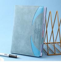 China 100 Sheets Inner Pages A5 Diary Leather Journal Hardcover Planner Printed Notebook for sale