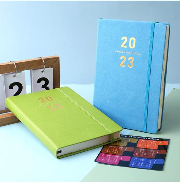 Quality Custom A5 Printed Pu Hardcover Notebook With Elastic Band For Business for sale
