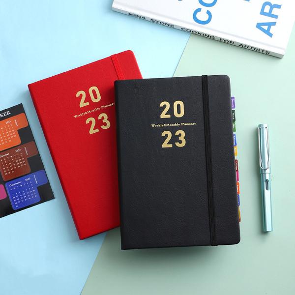 Quality Custom A5 Printed Pu Hardcover Notebook With Elastic Band For Business for sale