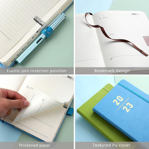 Quality Custom A5 Printed Pu Hardcover Notebook With Elastic Band For Business for sale