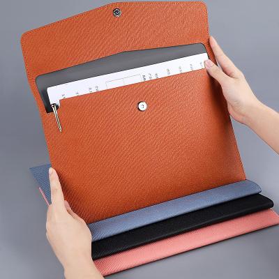 中国 カスタマイズされたロゴ 防水 PU レザー A4 ファイルフォルダー ファイルポケットのドキュメントホルダー 販売のため