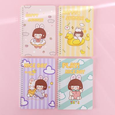 Cina Cartoon Student Notepad Stationery Spiral Notebook A5 Spessore di linea orizzontale Regalo in vendita