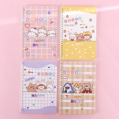 Cina Cartoon Student Notepad Stationery Spiral Notebook A5 Spessore di linea orizzontale Regalo in vendita