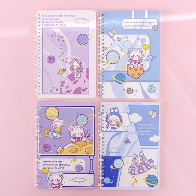 Cina Cartoon Student Notepad Stationery Spiral Notebook A5 Spessore di linea orizzontale Regalo in vendita