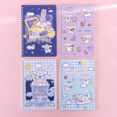 Cina Cartoon Student Notepad Stationery Spiral Notebook A5 Spessore di linea orizzontale Regalo in vendita