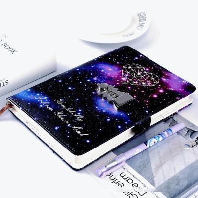 Cina 2022 Catch Leather Lock Journal Scrittura Schedule Notebook Per Studenti 12 Constellation in vendita
