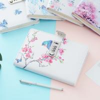 China Custom Personal Diary With Lock Code Thick Notepad Leather Office School Supplies Notebook for sale