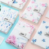 China Custom Personal Diary With Lock Code Thick Notepad Leather Office School Supplies Notebook for sale