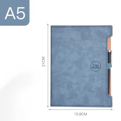 Cina Direct A5 PU cuoio agenda diario quaderno con pagine interne personalizzate e penna set in vendita