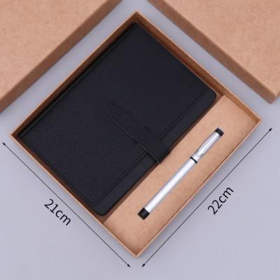 中国 A5 PU レザーノートブックセット ビジネスプロモーションのためのペンとカスタマイズされた内部ページ 販売のため