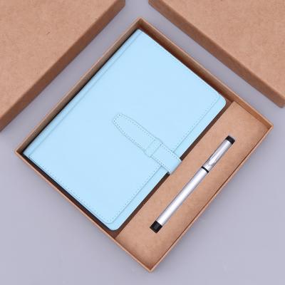 中国 A5 PU レザーノートブックセット ビジネスプロモーションのためのペンとカスタマイズされた内部ページ 販売のため