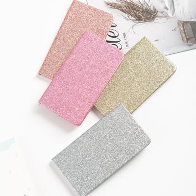 Cina Giornale in pelle Glittery A6 con penna per pianificazione giornaliera, settimanale e mensile in vendita
