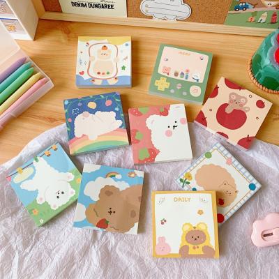 中国 かわいいクマ 自ら粘着してやるリスト 学校用オフィス2022文具用品のメモ帳 販売のため