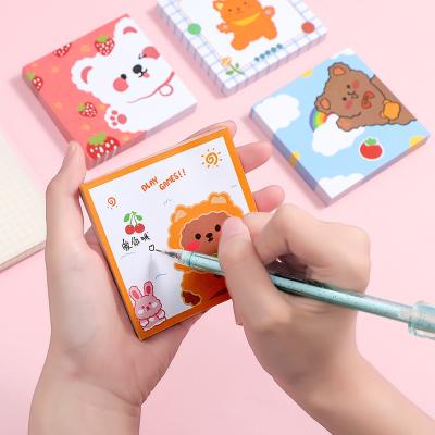 中国 8*8 CM カワイ 漫画熊 メモメモ 週日計画 ステキノート カスタム色 販売のため
