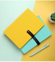 China Thread Sewing Binding A5 Business Simple Pu Buckle Notepad for Customized Document for sale