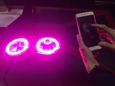 China 7inch Hi-low Beam RGB jeep headlight kit for sale