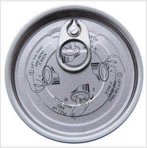 China 307# easy open end, EOE, full open/ half open lids for powder can for sale