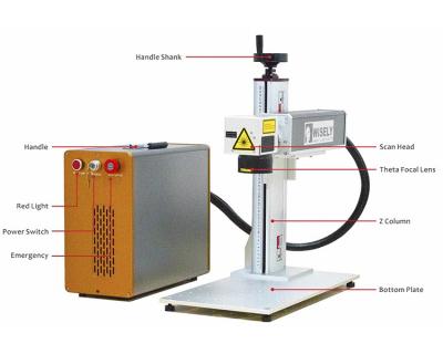 China Portable 1064nm 50W Fiber Laser Marking Machine Automatic For Metal for sale