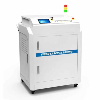 China Máquina de limpeza do laser do metal da fibra refrigerar de ar 50W 5m para a remoção de oxidação à venda