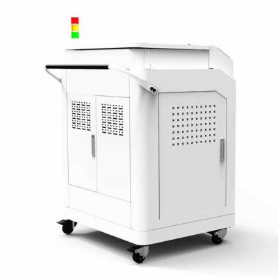 China Máquina de limpeza do laser do metal da fibra refrigerar de ar 50W 5m para a remoção de oxidação à venda