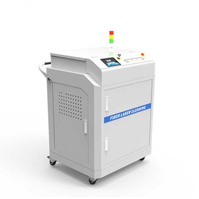 China Máquina de limpeza do laser do metal da fibra refrigerar de ar 50W 5m para a remoção de oxidação à venda