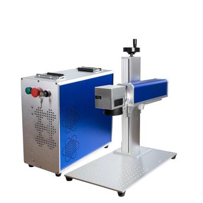 Cina Indicatore del laser della fibra di raffreddamento a aria 50W, incisore di alluminio del laser 7000mm/S in vendita