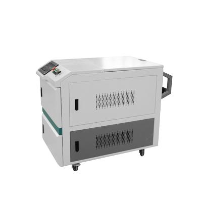 Cina Certificazione di pulizia del CE della macchina del laser della fibra del metallo di raffreddamento a aria 150W in vendita