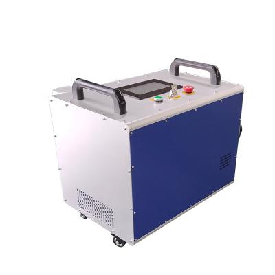 Cina Macchina tenuta in mano di pulizia del laser di raffreddamento ad acqua, dissolvente di ruggine portatile del laser 50W in vendita
