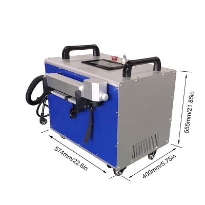 Cina Macchina tenuta in mano di pulizia del laser di raffreddamento ad acqua, dissolvente di ruggine portatile del laser 50W in vendita