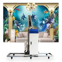 China 3D Automatic Vertical Wall Printer Direct Wall Painting Machine for sale