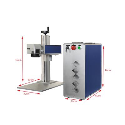 China 30w vezellaser die machine voor al machine van de de lasergravure van de metaalvezel merken Te koop