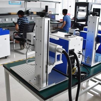China 30w vezellaser die machine voor al machine van de de lasergravure van de metaalvezel merken Te koop