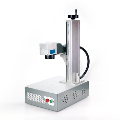 China 30W mini draagbare optische vezellaser die machinejuwelen, metaal, dragend horloge, ring merkt Te koop