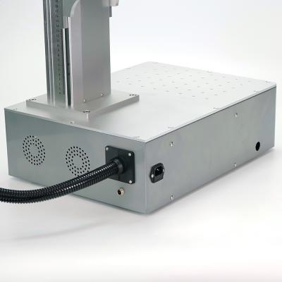China 30W mini draagbare optische vezellaser die machinejuwelen, metaal, dragend horloge, ring merkt Te koop