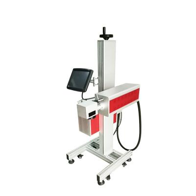 Cina piccola Mini Batch Number Logo Co 2 macchina portatile della marcatura del laser di 20W 30W per i materiali del metalloide in vendita