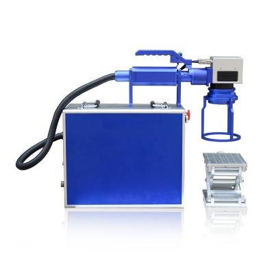 Cina mini macchina portatile della marcatura del laser di colore della fibra del metallo 20w con ezcad in vendita