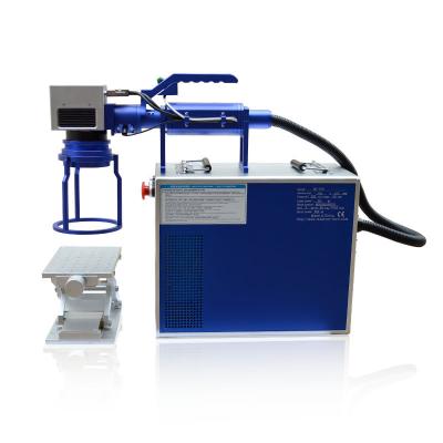 Cina mini macchina portatile della marcatura del laser di colore della fibra del metallo 20w con ezcad in vendita