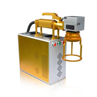 Cina mini macchina portatile della marcatura del laser di colore della fibra del metallo 20w con ezcad in vendita