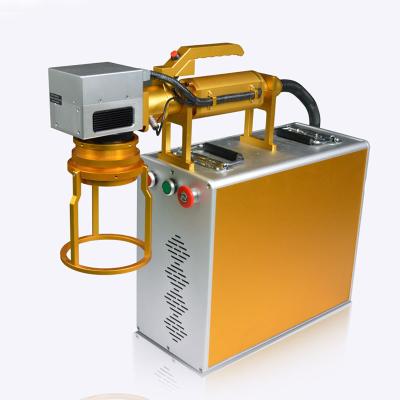 Cina mini macchina portatile della marcatura del laser di colore della fibra del metallo 20w con ezcad in vendita